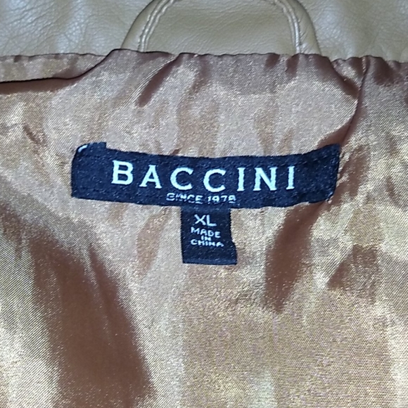 Baccini | Jackets & Coats | Baccini Xl Lined Pleather Vest | Poshmark